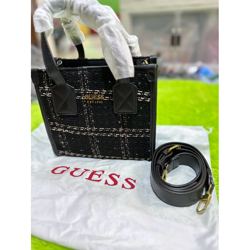 Jual Tas Guess Tweed | Shopee Indonesia