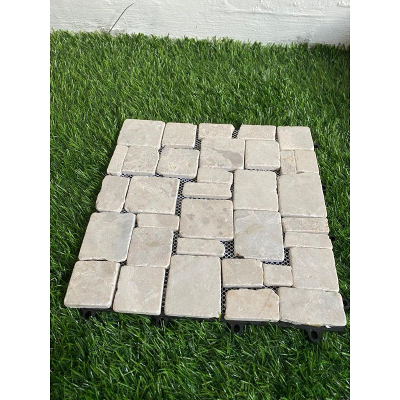 Jual Lantai Decking Tile Batu Mozaik - Batu ubin Mozaik bongkar pasang ...