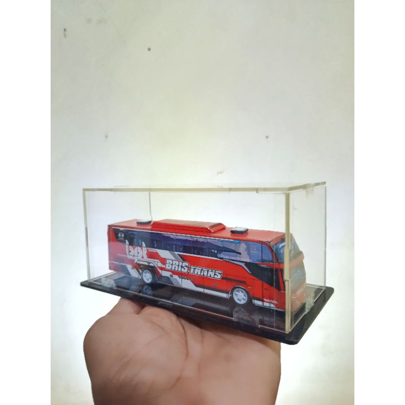 Jual MINIATUR BUS BASURI Mini BRIS TRANS JET BUS 5 Skala 1/87 Mainan ...