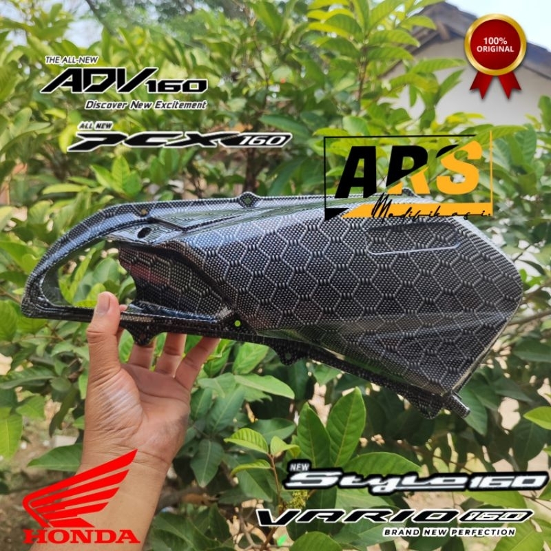 Jual Tutup Box Filter Pcx/Vario/ADV/Stylo 160 Carbon WTP Motif ...