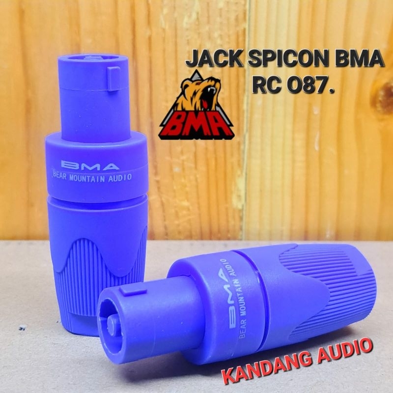 Jual JACK SPICON BMA ORIGINAL RC087 BIRU CONNEKTOR SPICON BMA RC 087 ...