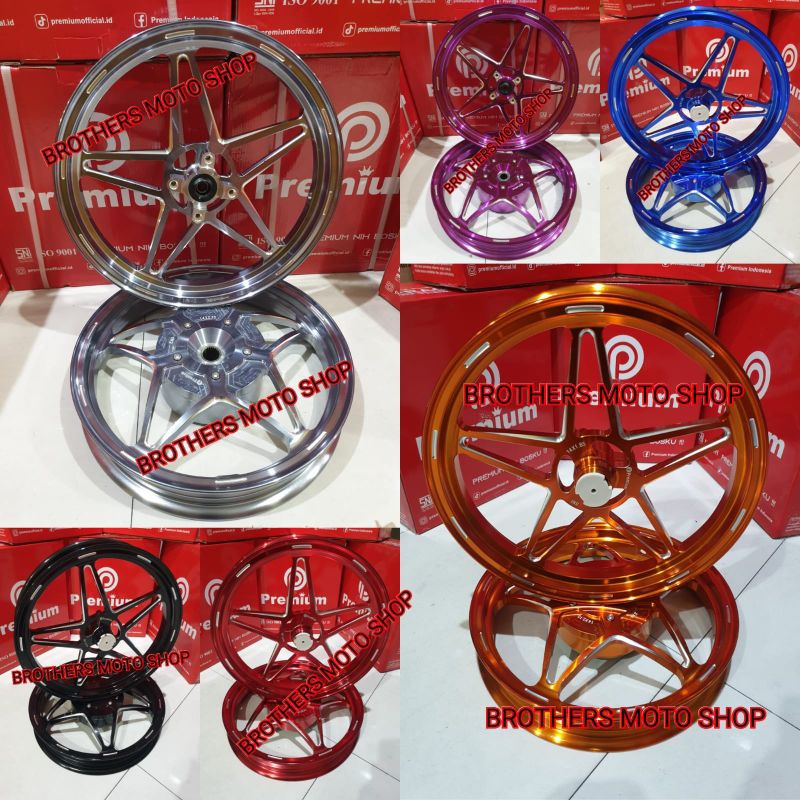 Jual velg premium p5 vario125 velg premium bintang vario150 pelek ...