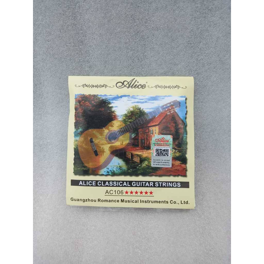 Jual Senar Gitar no 2 (B) Nylon Satuan / Senar Klasik Eceran Alice ...