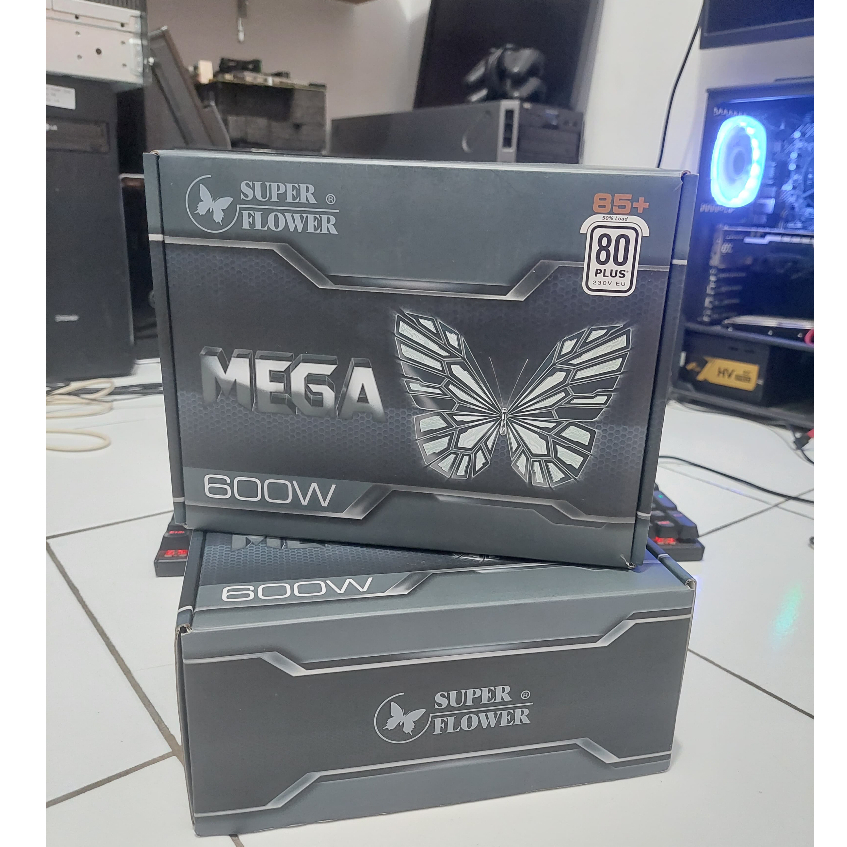 Jual POWER SUPPLY/PSU SUPER FLOWER MEGA SERIES 600W 80+ ORIGINAL ...