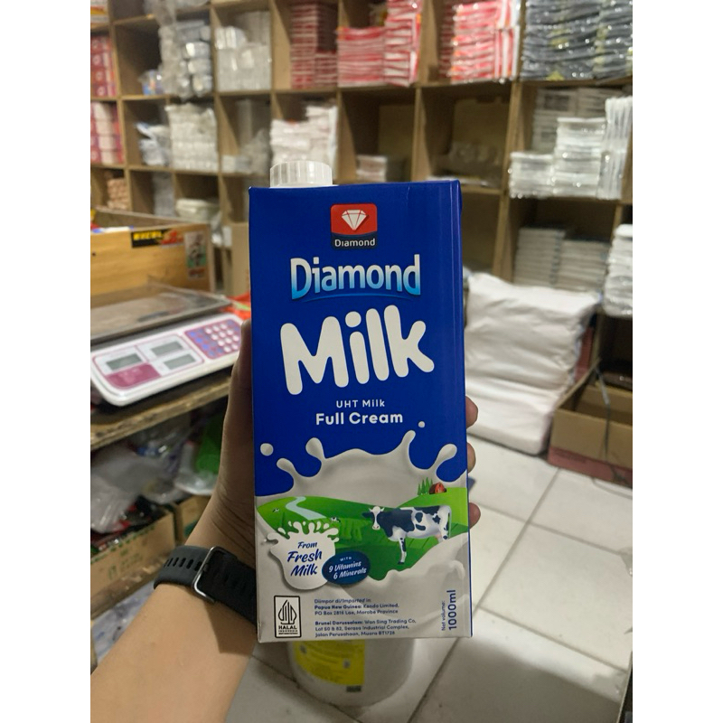 Jual Susu UHT Diamond Full Cream 1 Liter | Shopee Indonesia