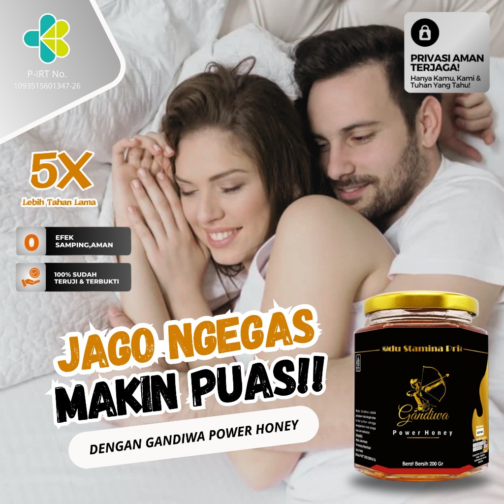 Jual Gandiwa Power Honey Madu Stamina Pria Tahan Lama Hingga 4 Jam 10x Lebih Kuat Tahan lama ...