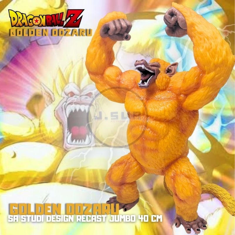 Jual Action Figure Golden Oozaru Statue Dragonball DBZ Jumbo Size 40cm ...