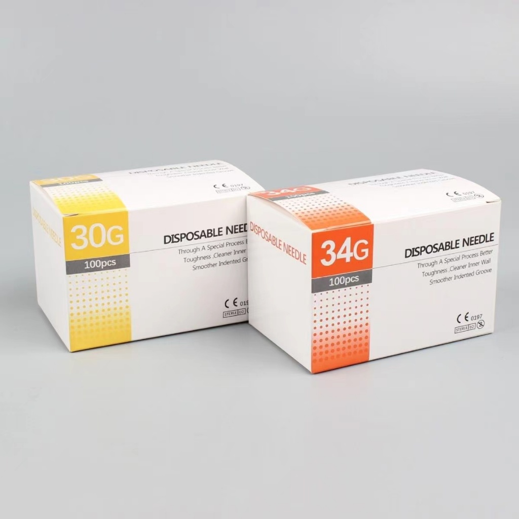 Jual 100PCS Sungshim meso needle 34 G x 4 mm 30G X4MM jarum painless skin booster | Shopee Indonesia
