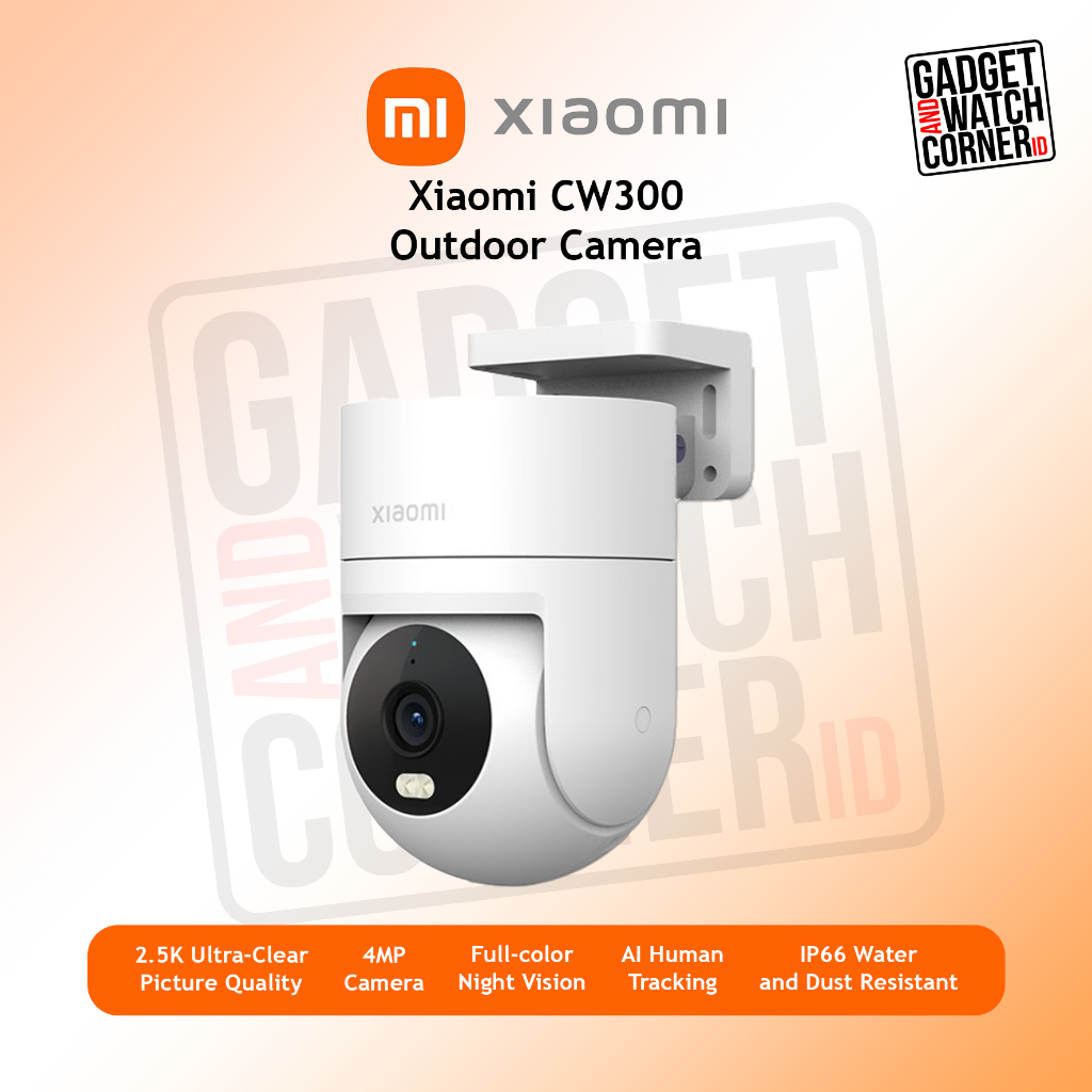 Jual Xiaomi Outdoor Camera CW300 Resolusi 2.5K CCTV IP66 Kamera 4MP ...