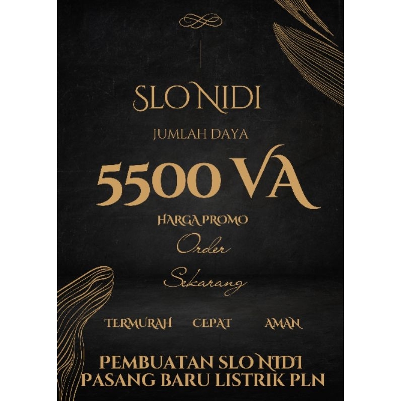 Jual SLO NIDI 5500 VA PASANG BARU LISTRIK PLN [PROMO] | Shopee Indonesia