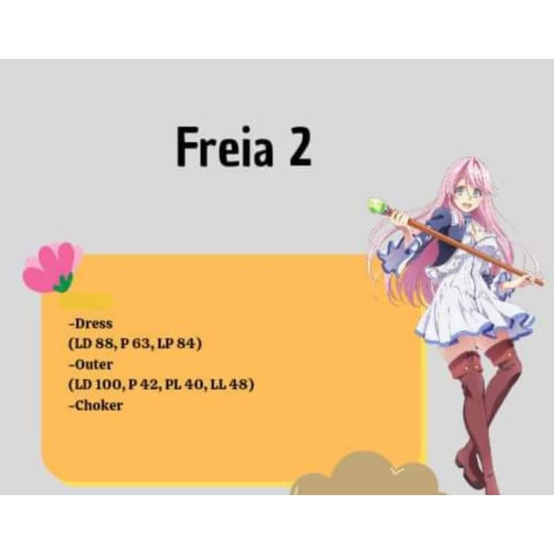 Jual Freia anime kaifuku jutsushi no yarinaoshi Costume Cosplay ...