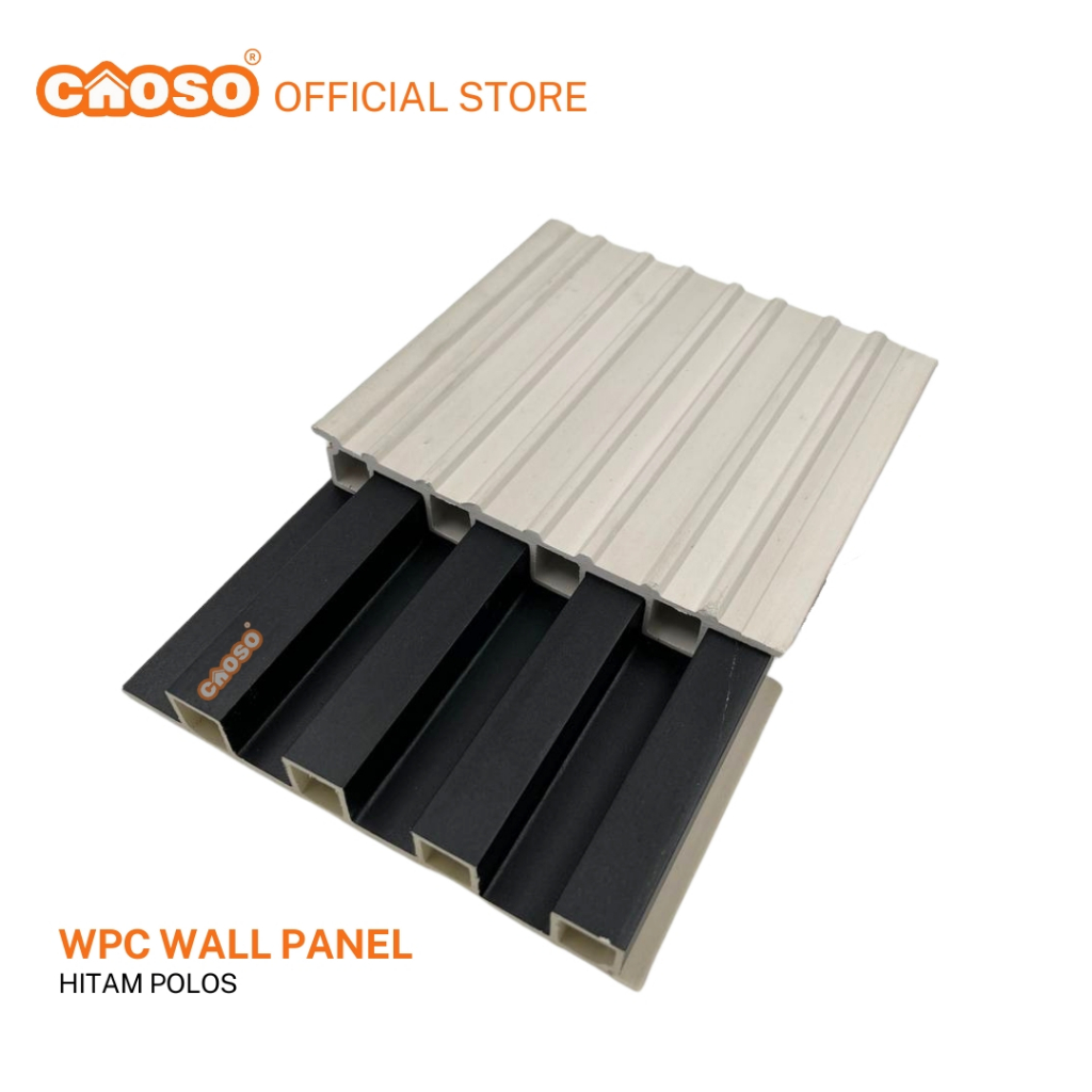 Jual WPC Wall Panel 3 Meter Warna Hitam Polos | Wall Panel Wood panel ...