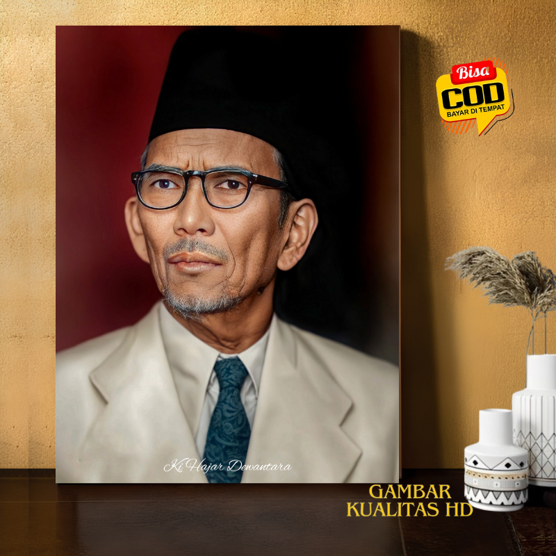 Jual Hiasan Dinding aesthetic Poster Ki Hajar Dewantara Bahan MDF ...