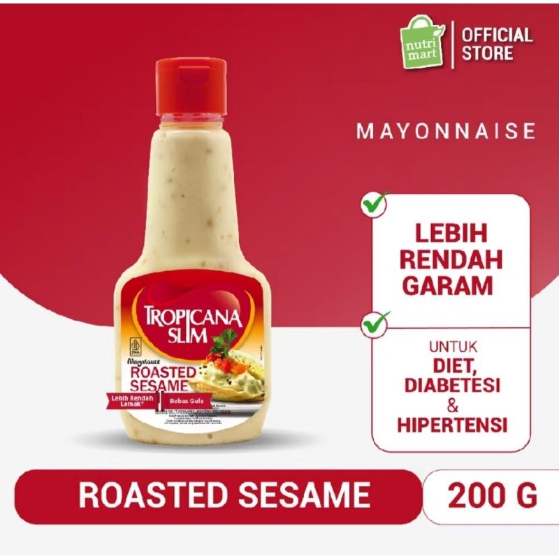 Jual Tropicana Slim Roasted Sesame Mayonnaise 200gr | Shopee Indonesia