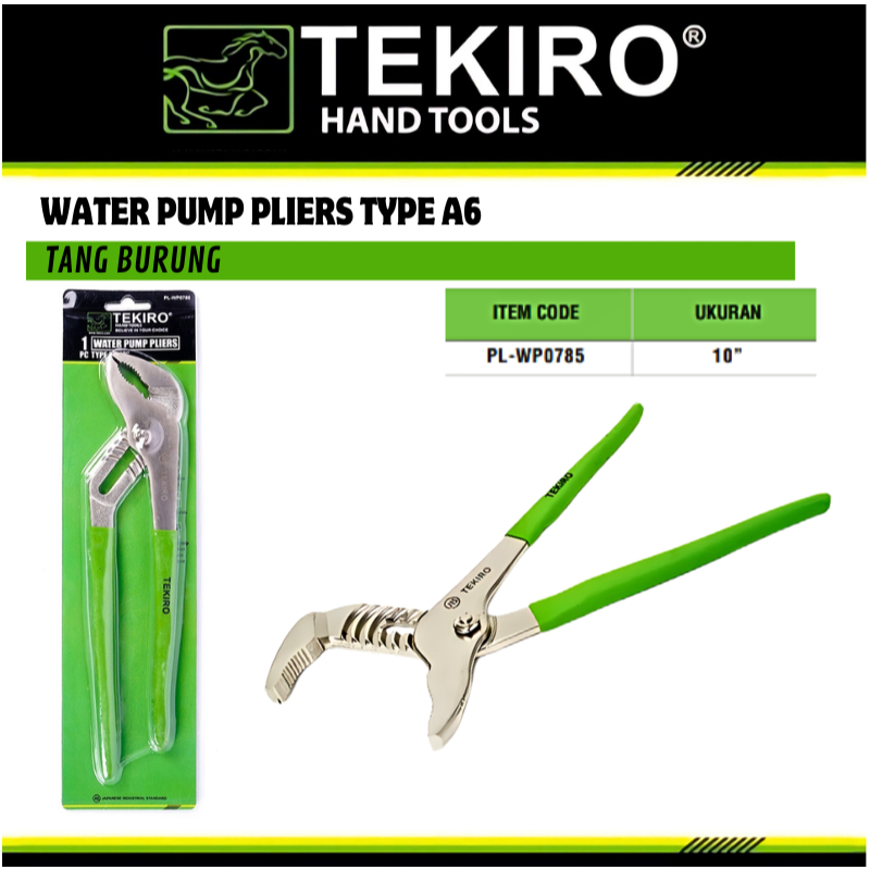 Jual TEKIRO Tang Burung 10" Quick Joint Water Pump Pliers Tang Jepit Pipa tang pipa air 10 inch ...
