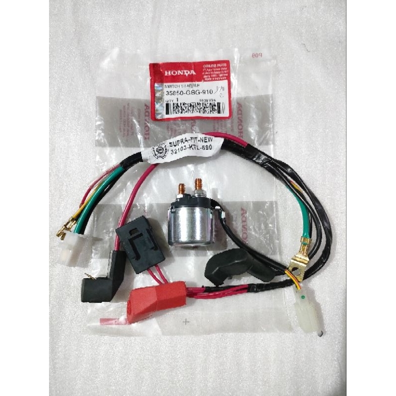 Jual SWITCH STARTER BENDIK + KABEL BODY AKI PLUS RUMAH SEKRING SUPRA ...