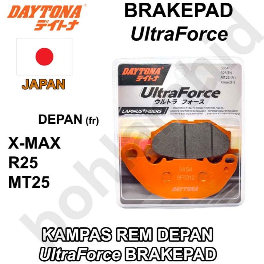 Jual L-Kampas Rem Depan (fr) DAYTONA ULTRA FORCE Xmax, R25, MT25 ...