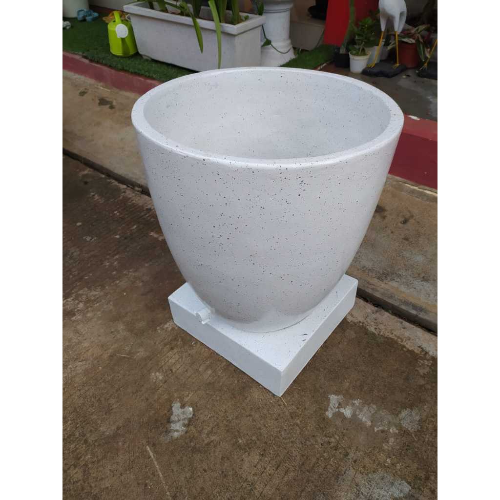 Jual BAK MANDI GENTONG AIR MINIMALIS MODEL TERASO CAPSUL PUTIH TYPE 30 ...
