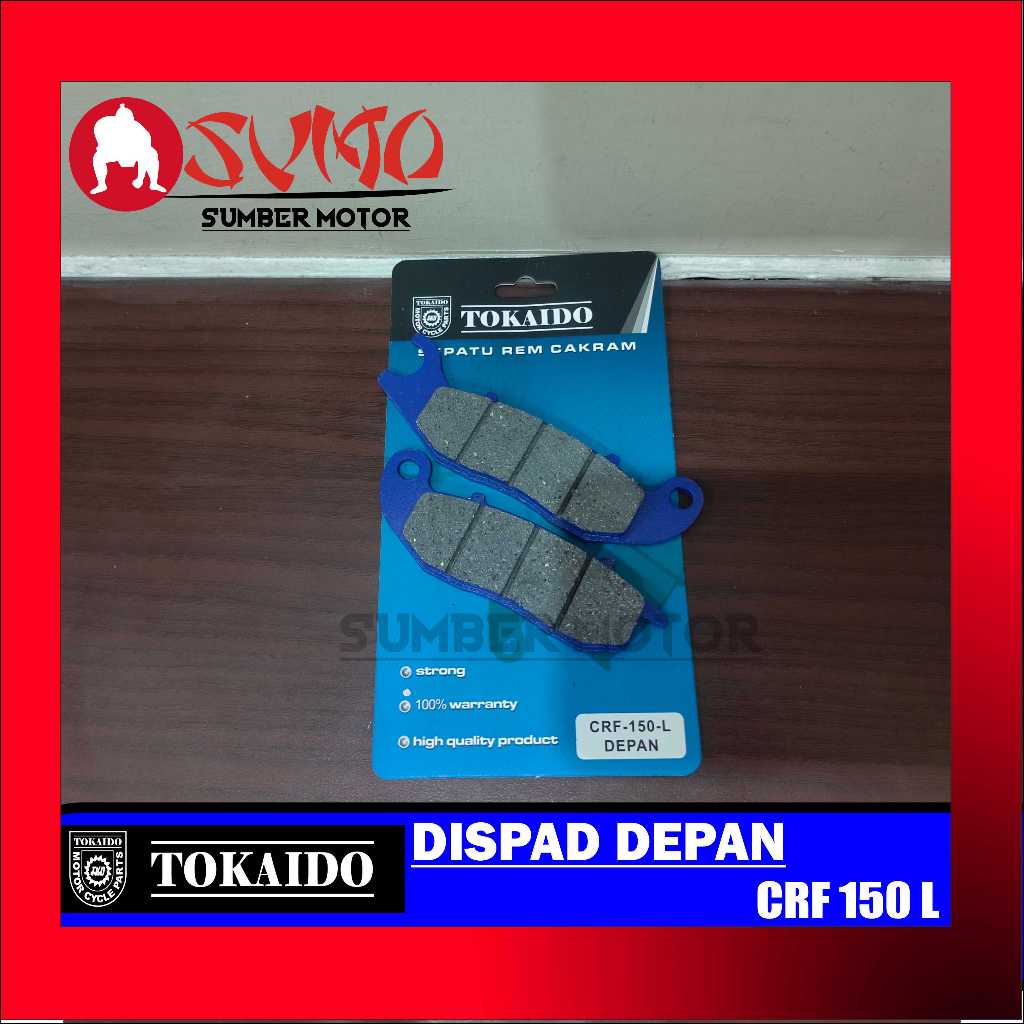 Jual Dispad Discpad Kampas Rem Cakram Depan CRF 150 L Tokaido Harga ...