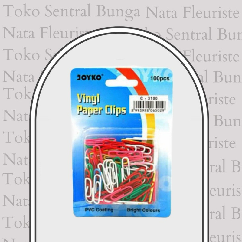Jual PAPER CLIPS untuk Kertas, bisa untuk Kartu Ucapan Buket merk JOYKO ...