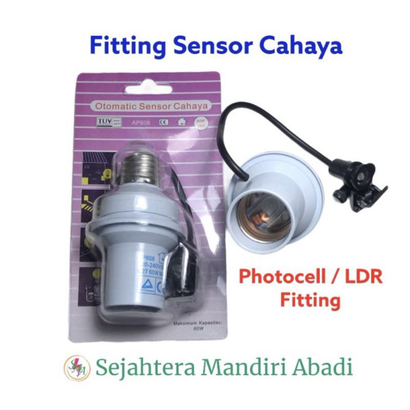Jual Fitting Sensor Cahaya AP608 Photocell LDR Fitting | Shopee Indonesia