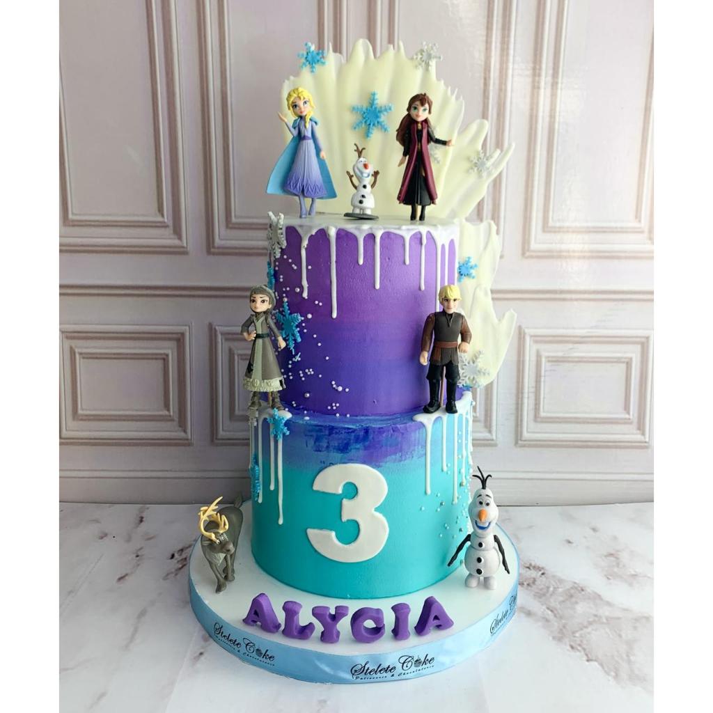 Jual Kue Ulang Tahun/Birthday Cake/Kue Ultah Tema Frozen/Kue Frozen/Kue ...