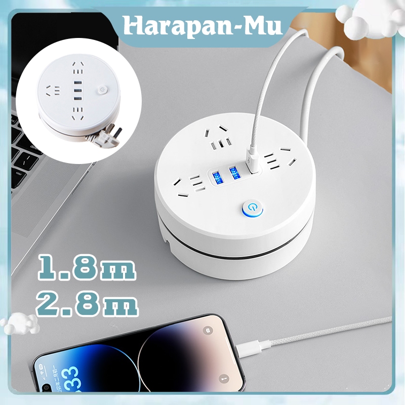 Jual Power Socket Strip Daya Universal Portabel USB Smart Power Strip ...