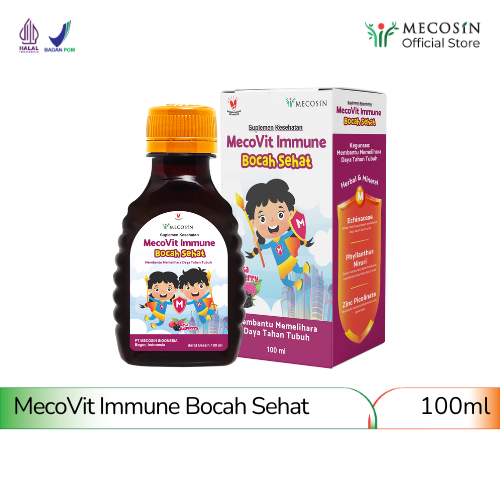 Jual MecoVit Immune Bocah Sehat Blackcurrant 100ml / Memelihara Daya ...