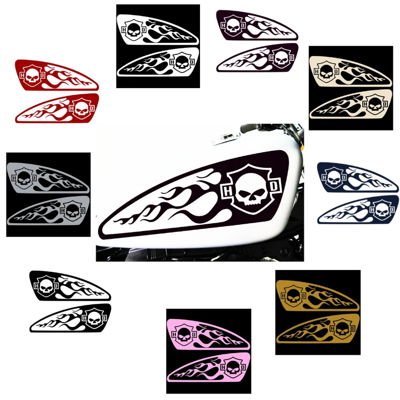 Jual Sticker Custom Tangki Motor Harley Davidson Bahan Oracal German ...
