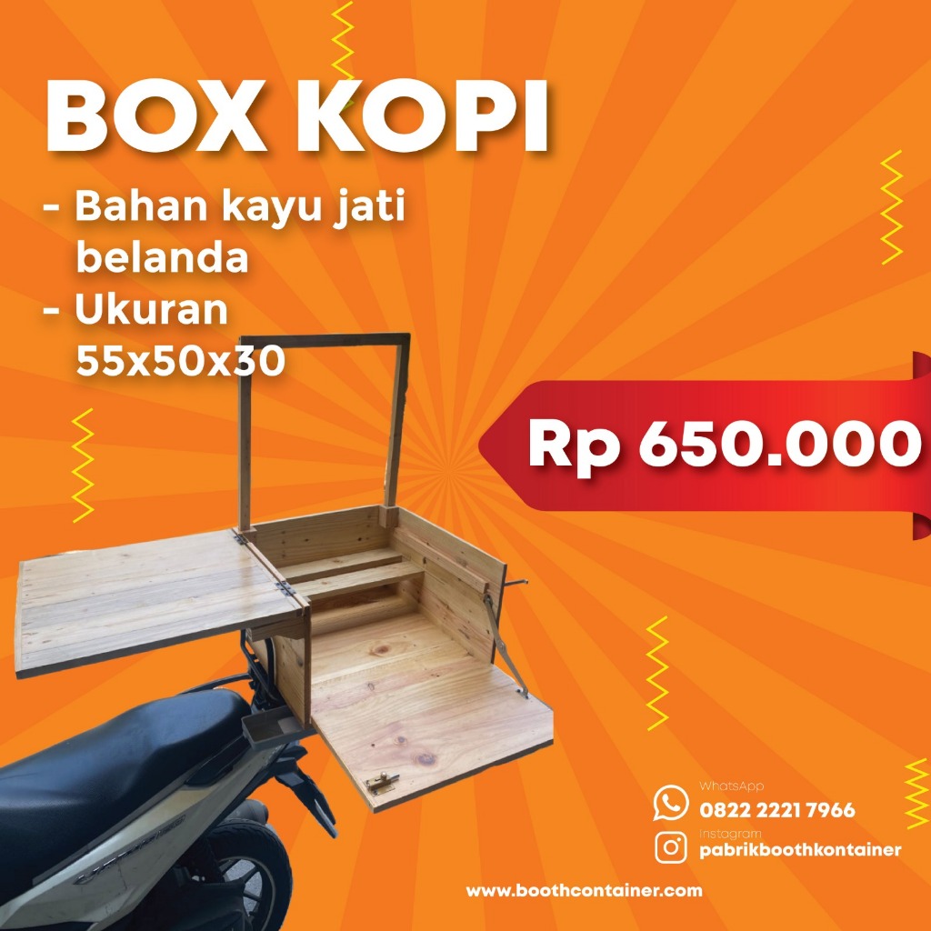 Jual Box Kopi Keliling|| Box kekinian, usaha keliling Kopi viral ...