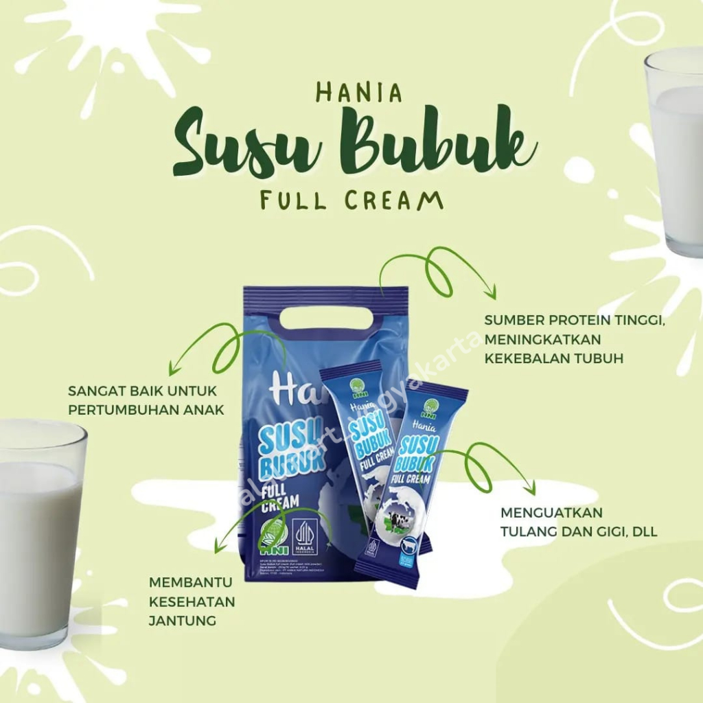Jual SANGAT BAIK UNTUK PERTUMBUHAN ANAK- HANIA SUSU SAPI BUBUK FULL ...
