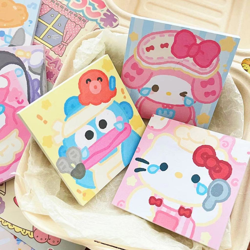 Jual Sticky note Sanrio full patern Aesthetic isi 50 lembar kuromi ...