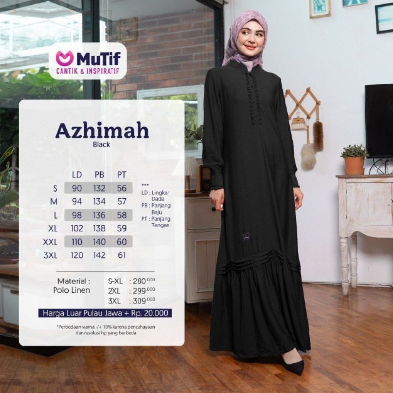 Jual GAMIS AZHIMAH BY MUTIF 2024 | Shopee Indonesia