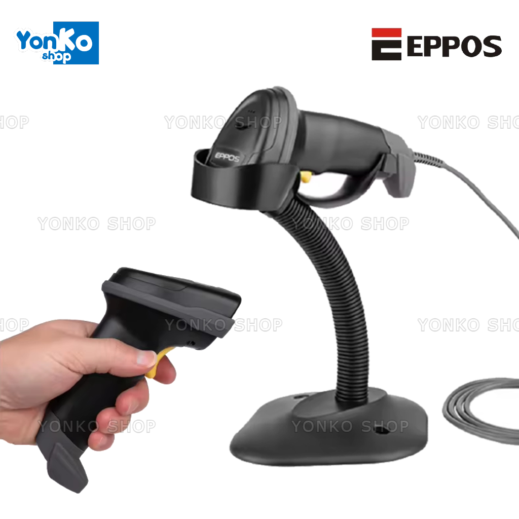Jual Alat Scan Barcode Scanner EPPOS EP2351A PRO 1D (Auto Sense-Scan ...
