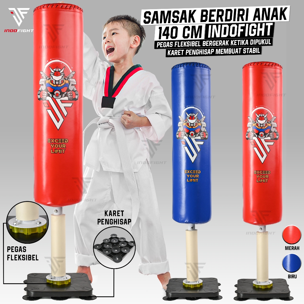 Jual Samsak Berdiri Anak Indofight Sansak Tinju Isi Standing Punching ...