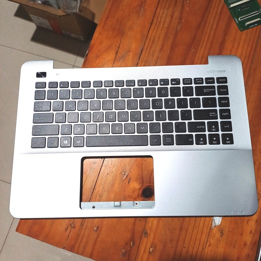 Jual Palmrest casing tengah Laptop Keyboard Frame Case Asus X455 silver ...