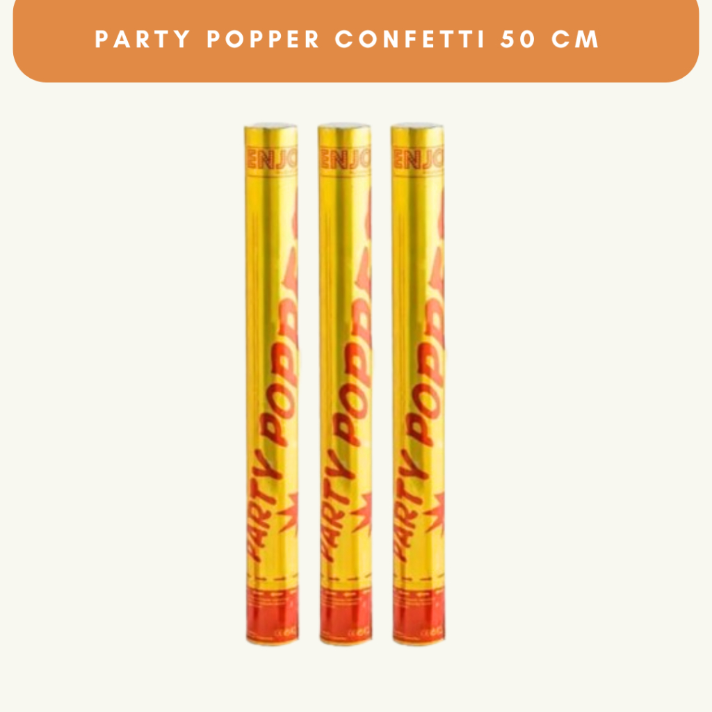 Jual Party Popper Confetti 50 cm | Shopee Indonesia
