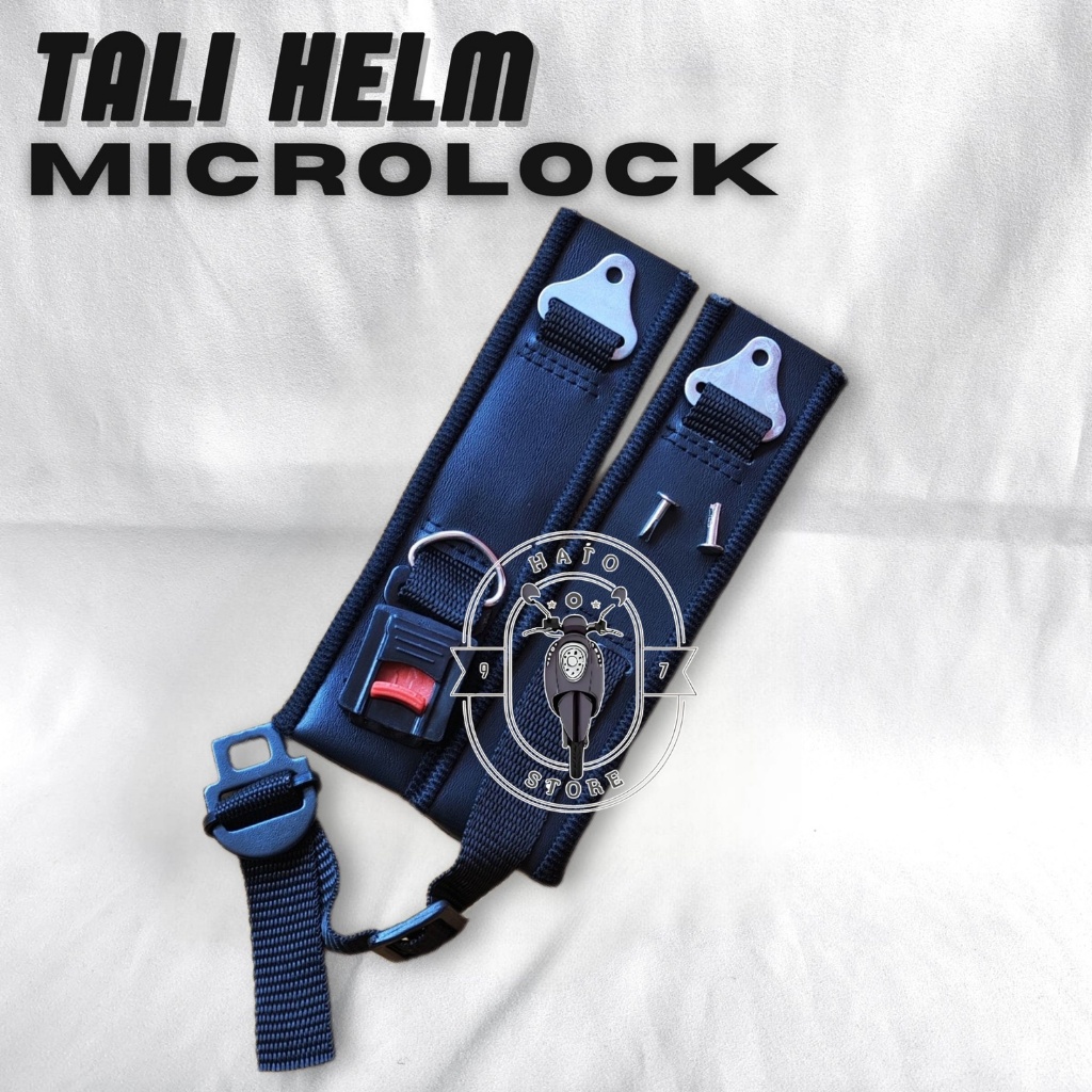 Jual Tali HELM MICROLOCK KOTAK / tali helm gesper half face dan full ...