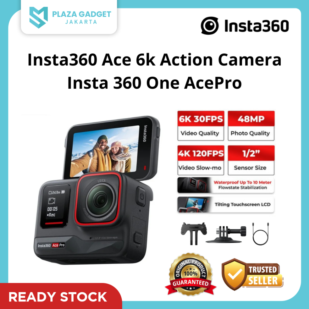 Jual Insta360 Ace 6k Action Camera Insta 360 One AcePro - Garansi Resmi 1 tahun | Shopee Indonesia