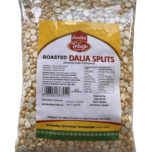 Jual ROASTED GRAM / DALIA SPLITS TELUGU FOODS 400G (Roasted Split ...
