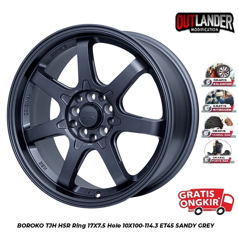 Jual Velg Mobil Ring 17 Sienta Altis Wish Ft86 Yaris Cross Xpander Hrv Terios Biante Hsr Boroko ...