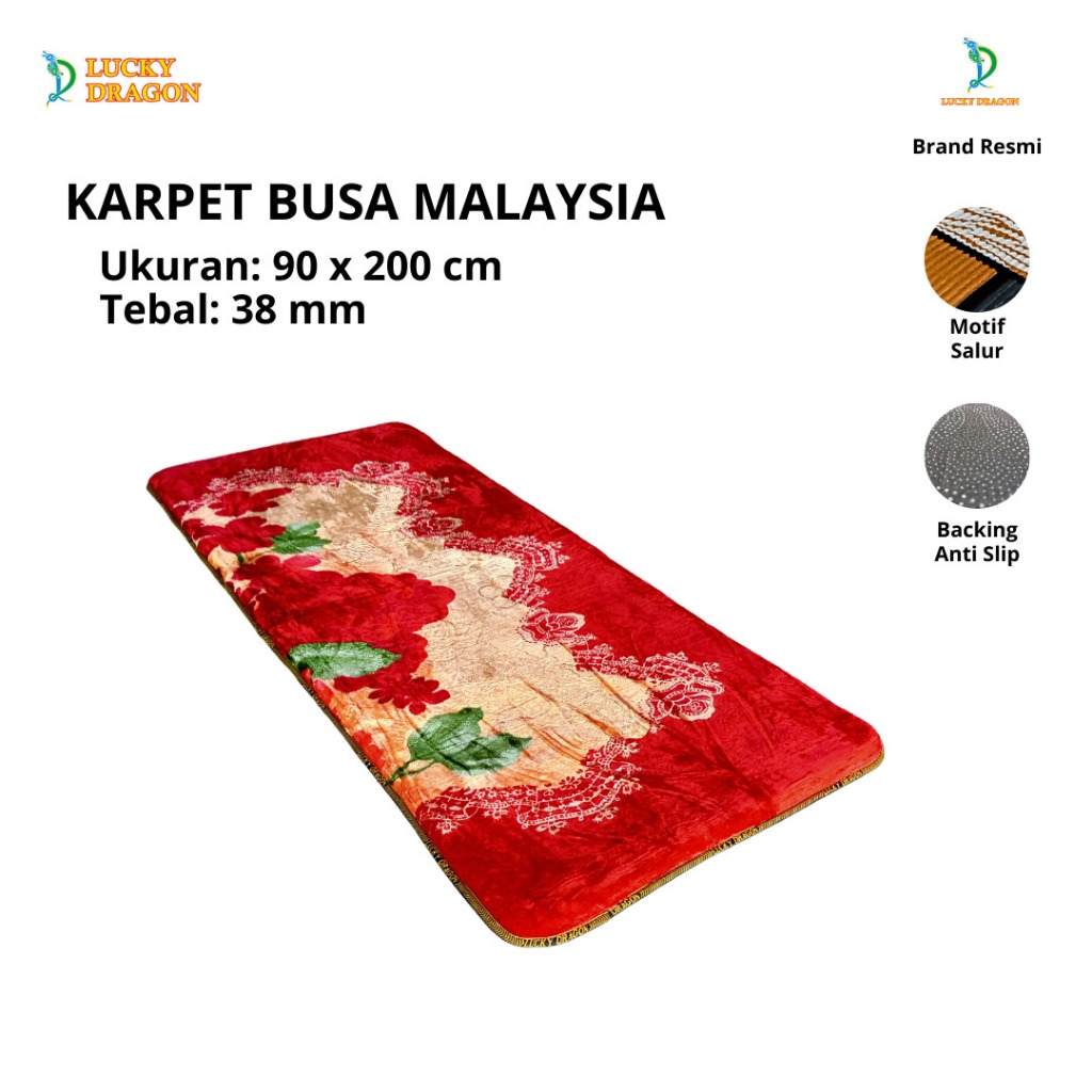 Jual Lucky Dragon Karpet Malaysia Emboss 3 kaki 90X200 tebal 38 mm ...