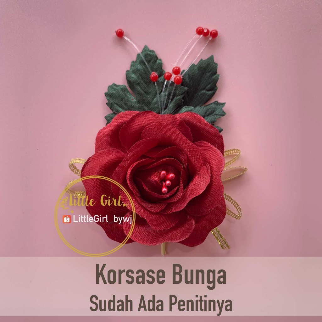 Jual Korsase Bunga Mawar - Tanda Panitia - Bros Bunga Pernikahan ...