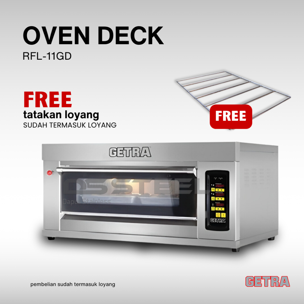 Jual GETRA Gas Baking Oven RFL-11GD / RFL 11GD/RFL11GD/Oven 1 Deck 1 ...