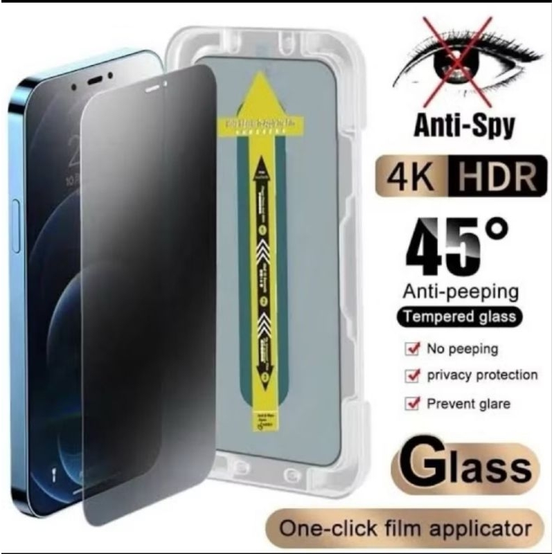 Jual TEMPERED GLASS PRIVACY GLOSY ANTI SPY SUPERFIT ANTI GORES KACA IPHONE 6 6S 6+ 6S+ 7 7+ 8 8 ...