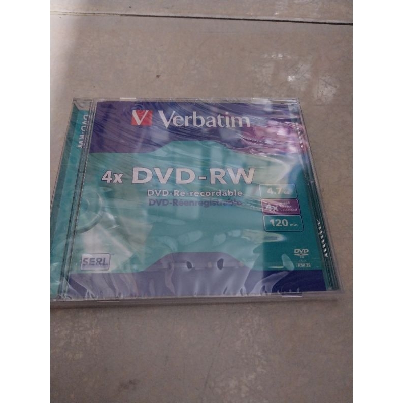 Jual DVD-RW + CASING VERBATIM ( harga 1 pcs) | Shopee Indonesia