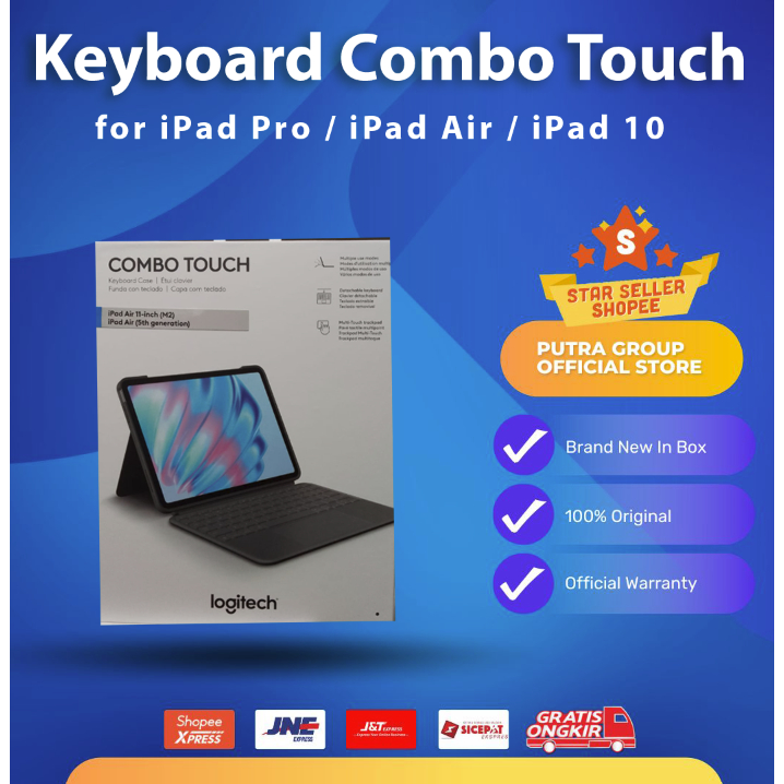 Jual Logitech Combo Folio Touch Keyboard Case Pro 11 12.9 2022 2021 ...
