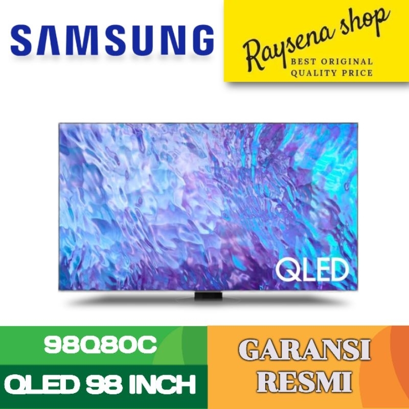 Jual Samsung Smart TV 98 inch QLED 4K 98Q80C dengan Dolby Atmos QA98Q80C / QA98Q80CAKXXD ...