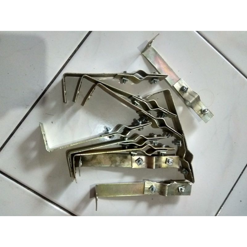 Jual Klem L BC isolator Kabel Penangkal Petir Klem Kabel Grounding Klem ...