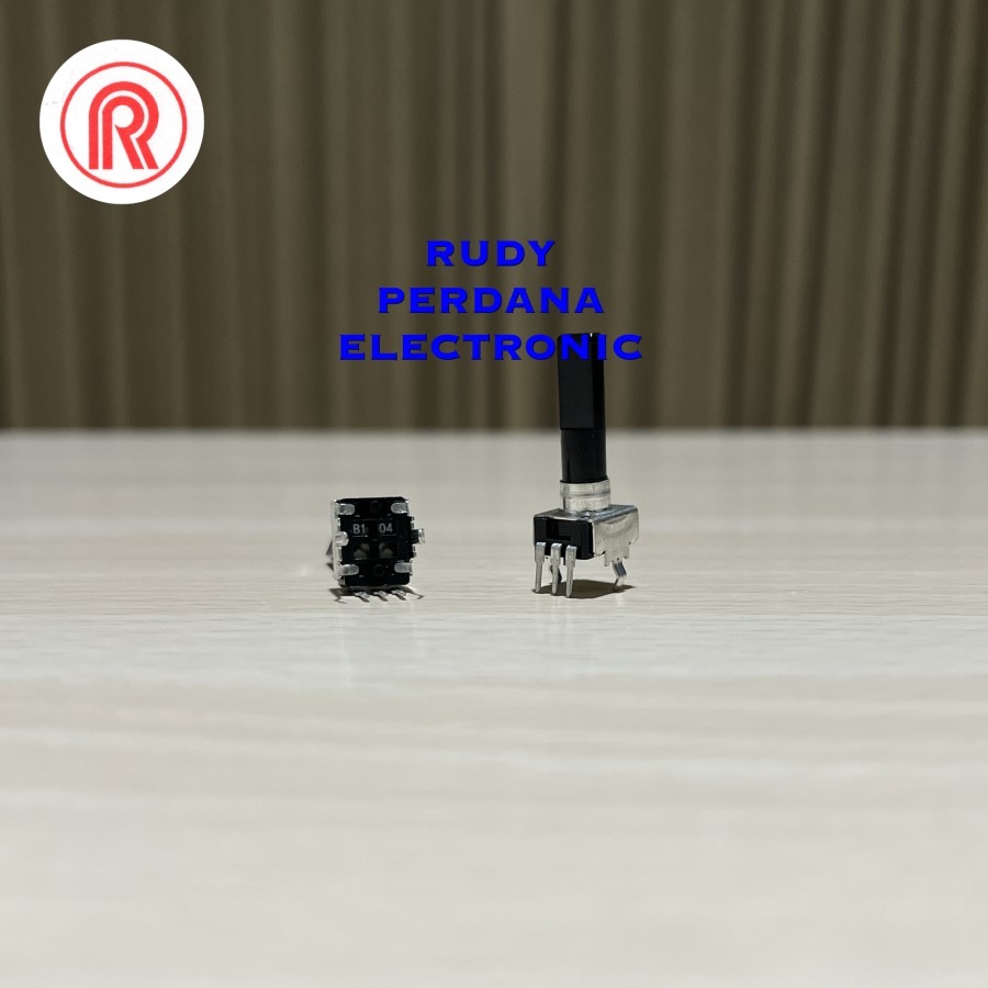 Jual POTENSIO 100K 100 K OHM Ω B1-04 MONO 3P 3 PIN KAKI TEKUK MIXER ...